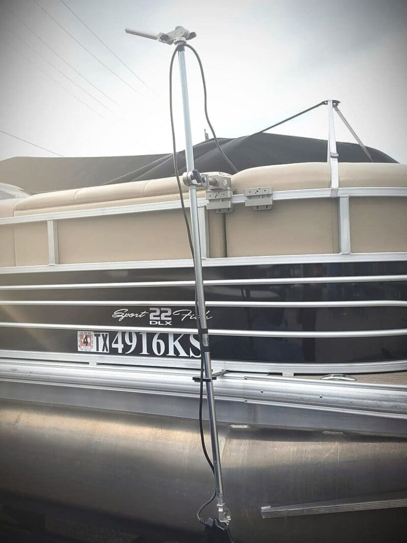 Gen3/Gen4 1" Transducer Pole Support Bracket for Pontoons