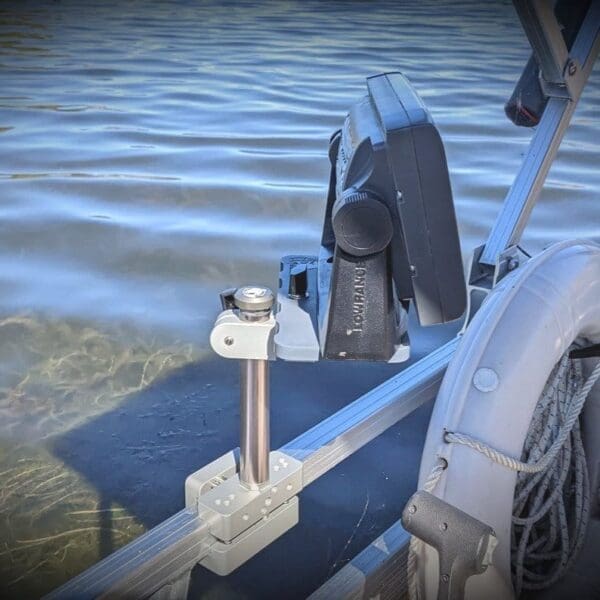 Elevated Pontoon Rail Control Screen Mount - FishFinderMounts.com™