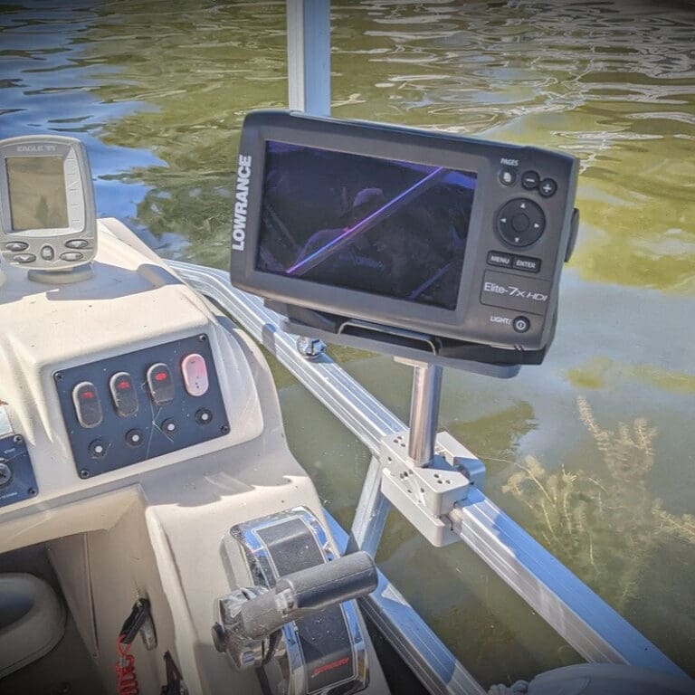 Pontoon Rail Control Screen Mount - FishFinderMounts.com™