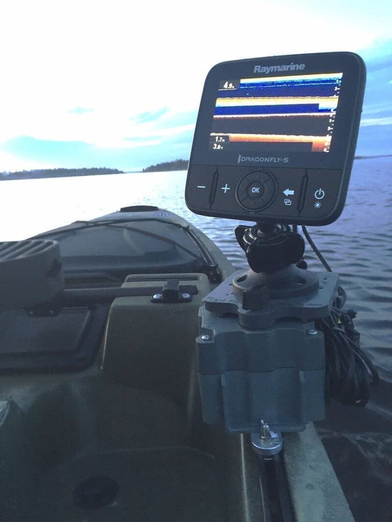 Powered 5/6.5Ah Kayak Magnetic Mount Kit - Fits 7" Screens