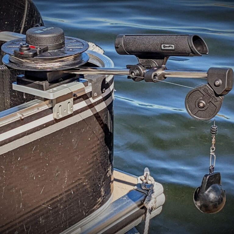 Downrigger Adapter Plate with Rail Clamp - FishFinderMounts.com™
