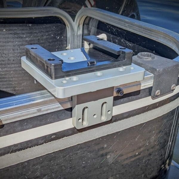 Downrigger Adapter Plate with Rail Clamp - FishFinderMounts.com™
